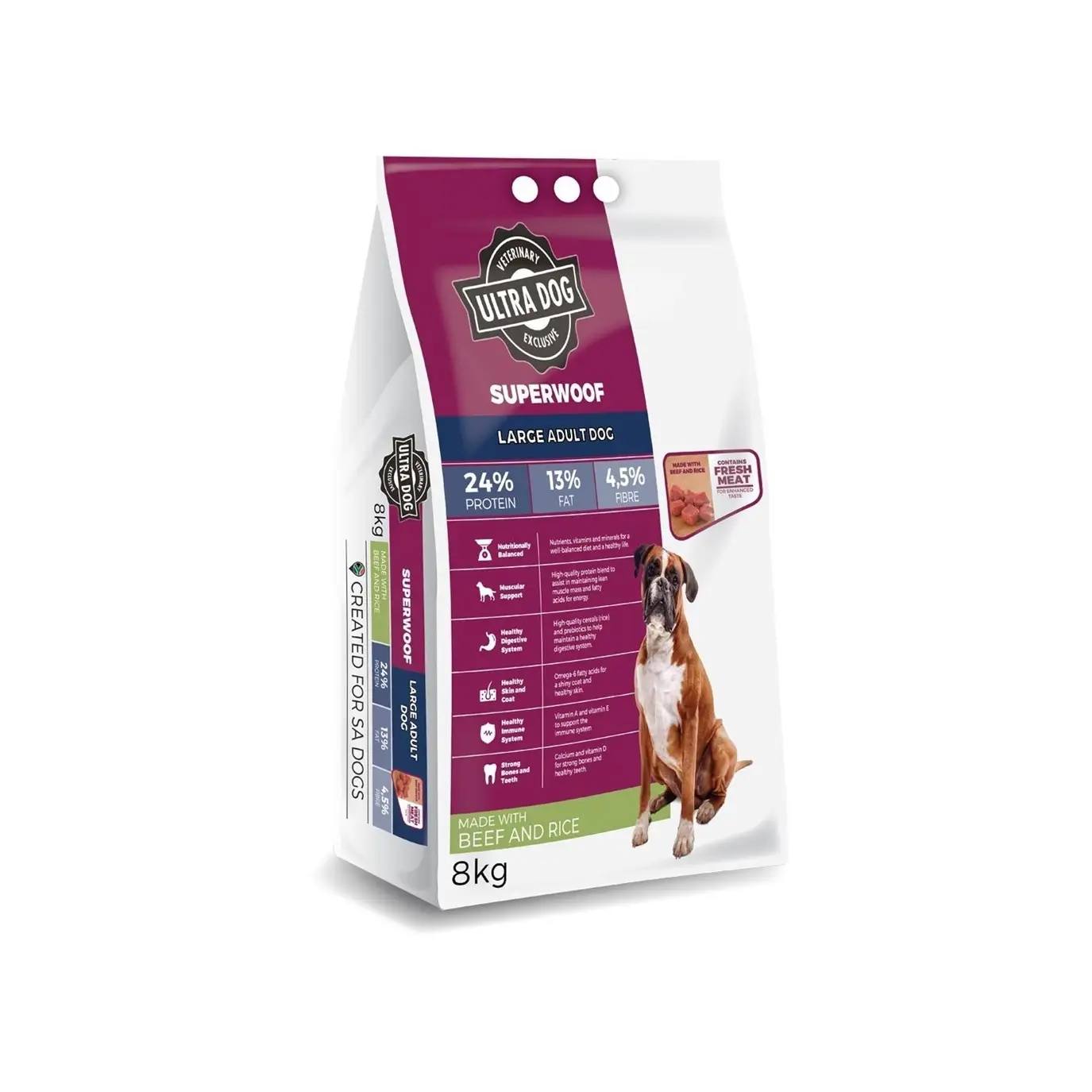 Ultra Pet Superwoof Large Adult Beef and Rice | ZUKI Pet